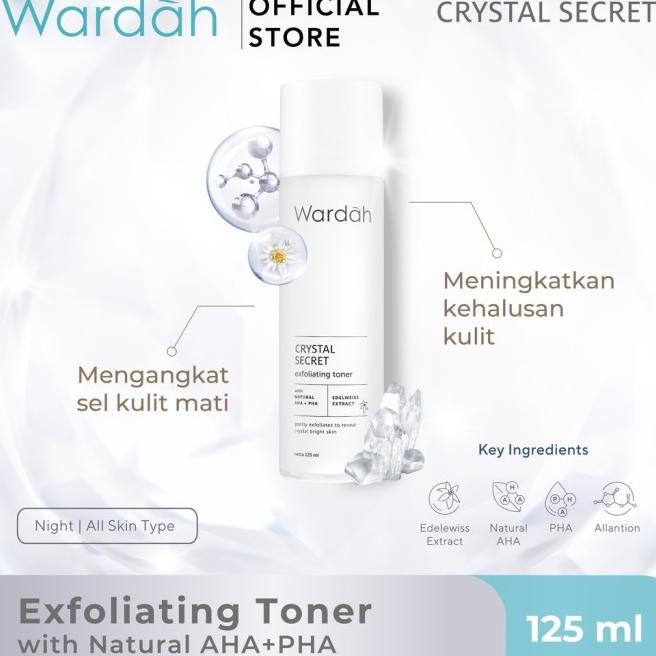 Jual Wah Crystal Secret Exfoliating Toner With Natural Aha+Pha 125Ml ...