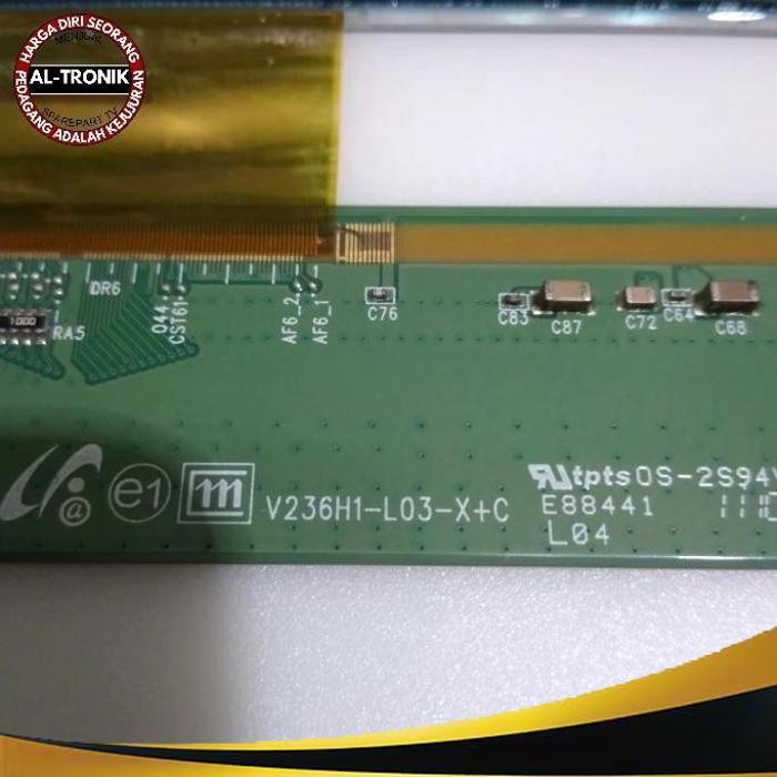 Jual | ATO | LAYAR SCREEN PANEL TV LCD TOSHIBA 24 INCH MODEL 24HV10E2 24HV10E 24HV10 V236H1-L03 ...
