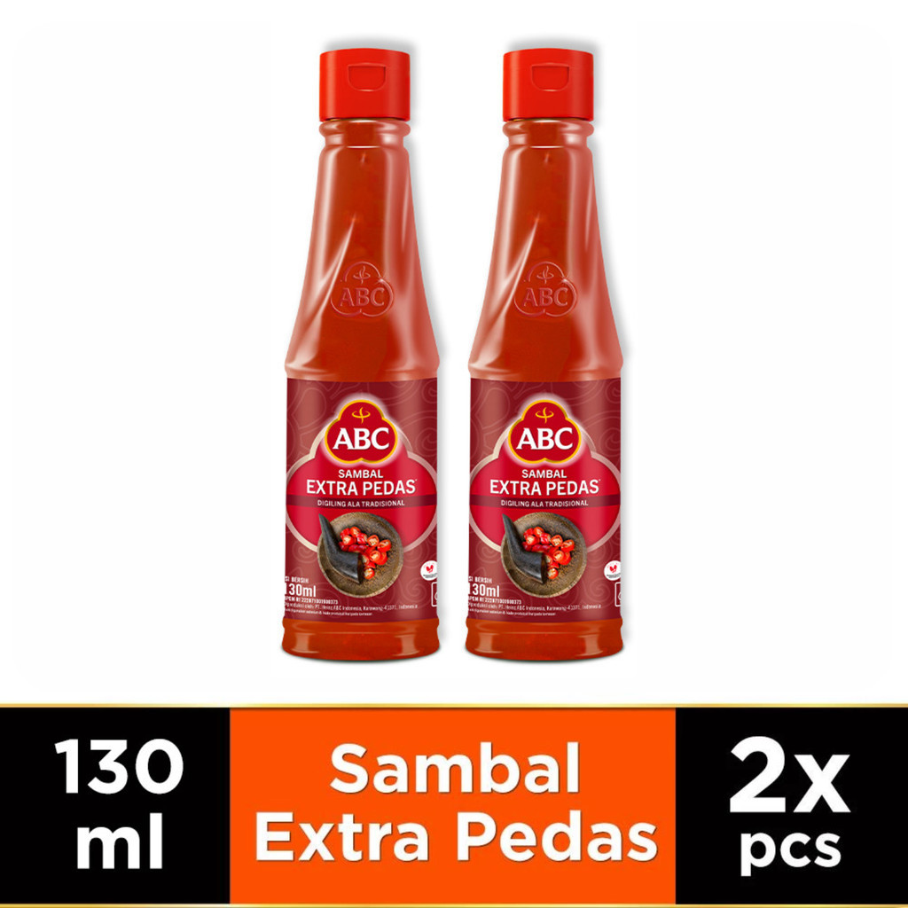 Jual ABC Saus Sambal Extra Pedas 130ml x 2 pcs | Shopee Indonesia