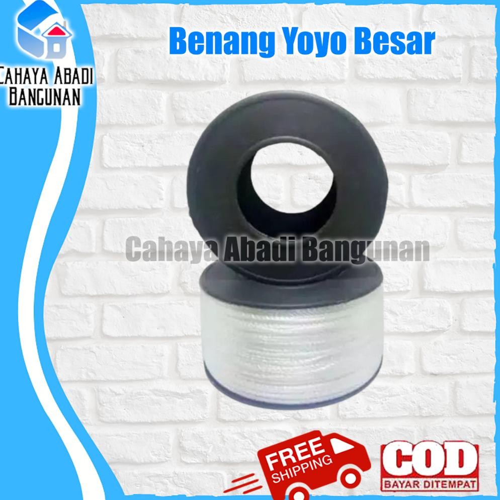 Jual Benang Bangunan Roll Besar | Benang Nylon Nilon | Shopee Indonesia