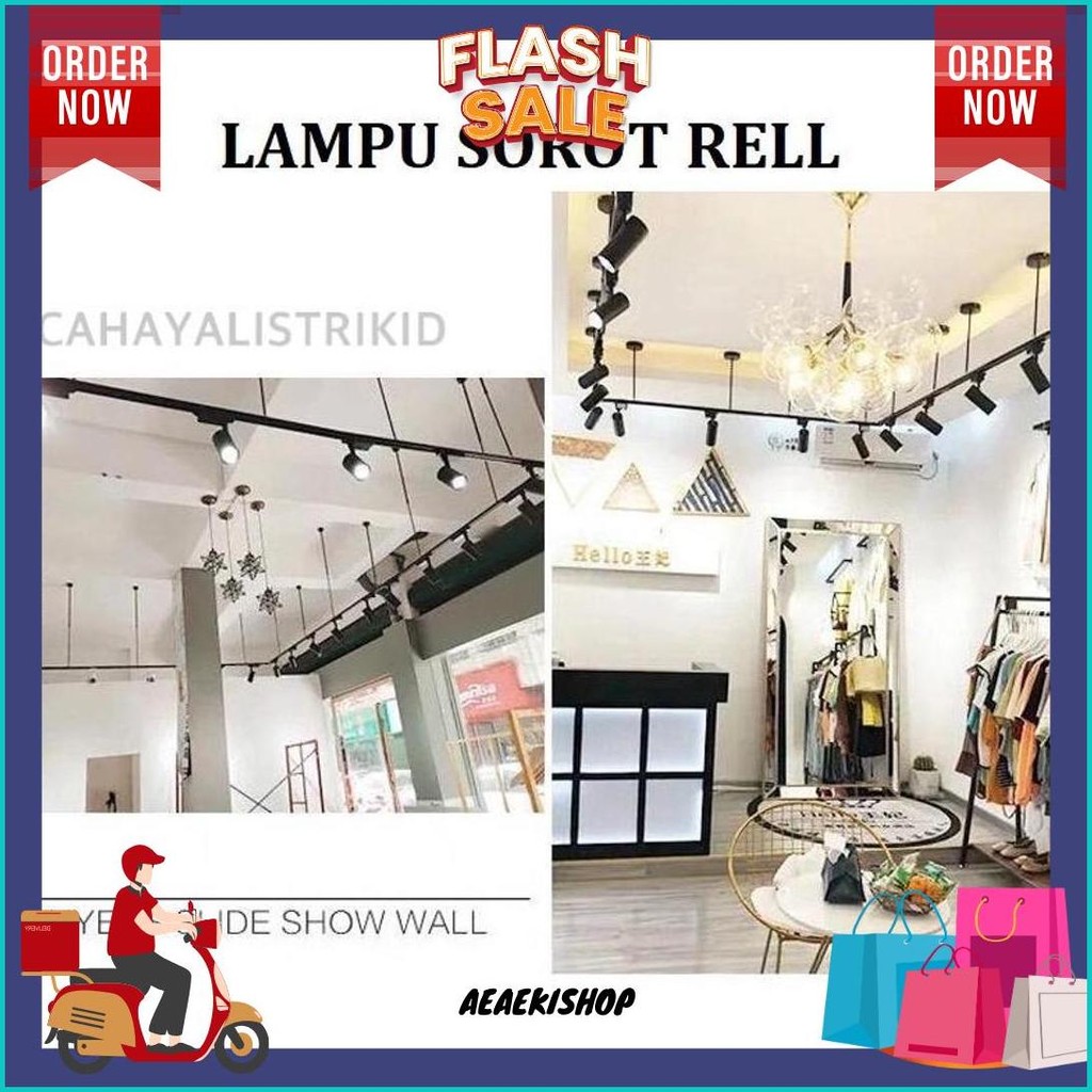 Jual Lampu Rell Track Led Sorot Lampu Sorot Tracklight Rel Spotlight ...