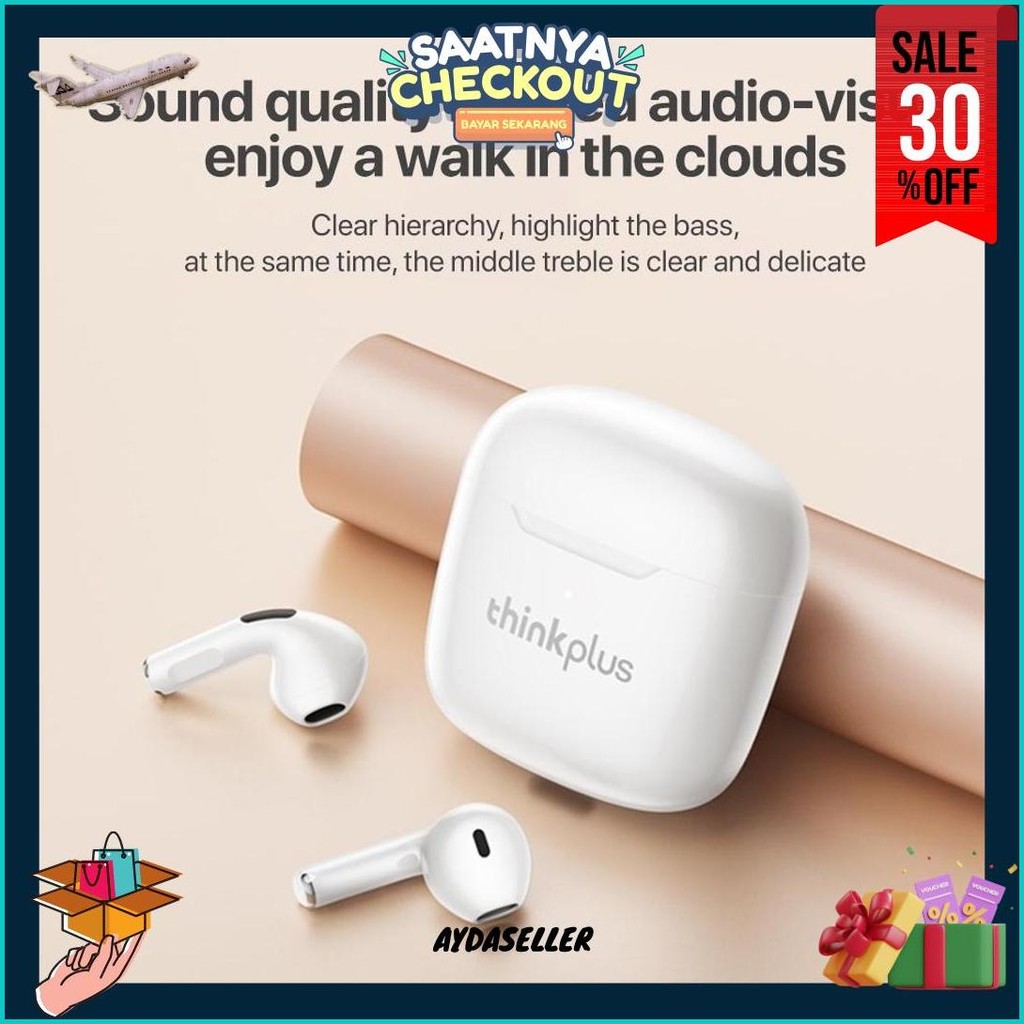 Jual Thinkplus Lp1 Headset Earphone Earbuds Tws Bluetooth Wireless Sound Hifi Stereo Viral ...