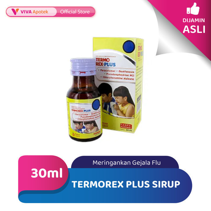 Jual Termorex Plus Sirup untuk Meringankan Gejala Flu (30 ml) | Shopee ...