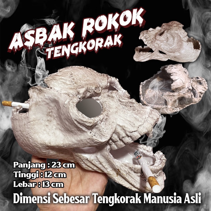 Jual Asbak Rokok Unik Tengkorak Besar | Shopee Indonesia