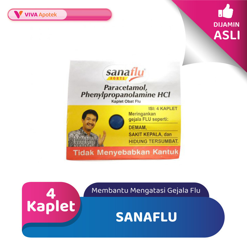 Jual Sanaflu Membantu Mengatasi Gejala Flu (4 Kaplet) | Shopee Indonesia
