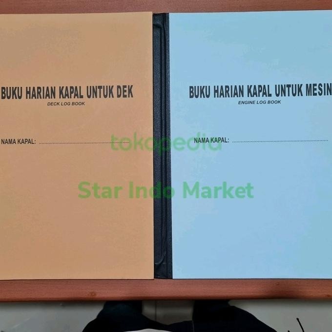 Jual New Log Book Engine & Deck #Buku Untuk Kapal #Buku Untuk Mesin ...