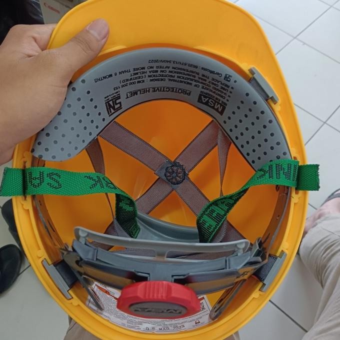Jual Helm Safety MSA Full Set / Helm Kerja Proyek Warna Kuning - SNI ...