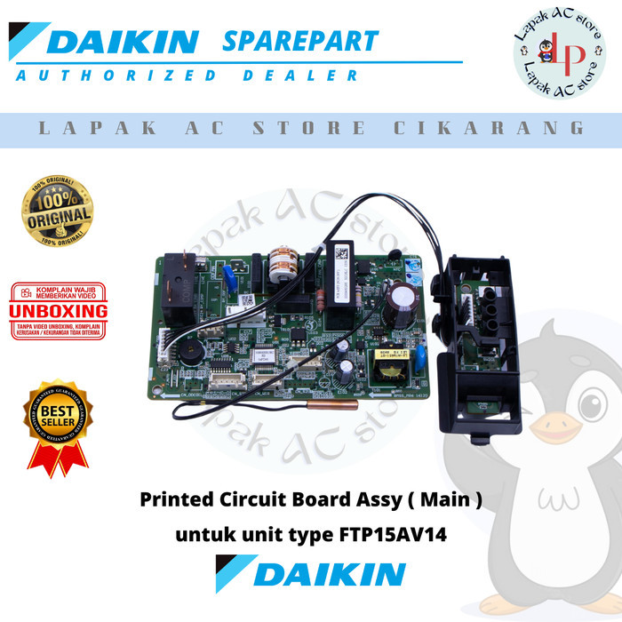 Jual Pcb / Modul Indoor Ac Daikin Malaysia 1/2 Pk Ftp15Av14 Harga ...