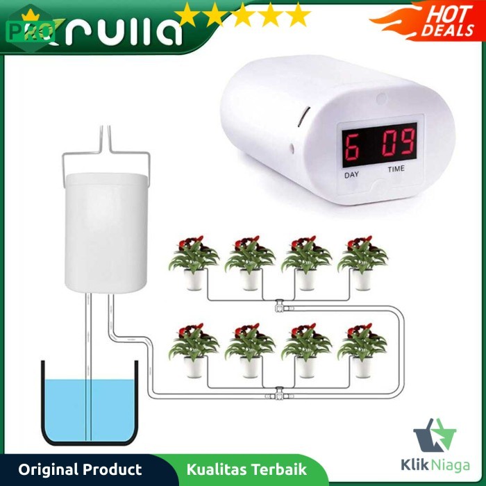 Jual Alat Siram Penyiram Tanaman Otomatis Timer Pompa Irigasi Air 8 ...