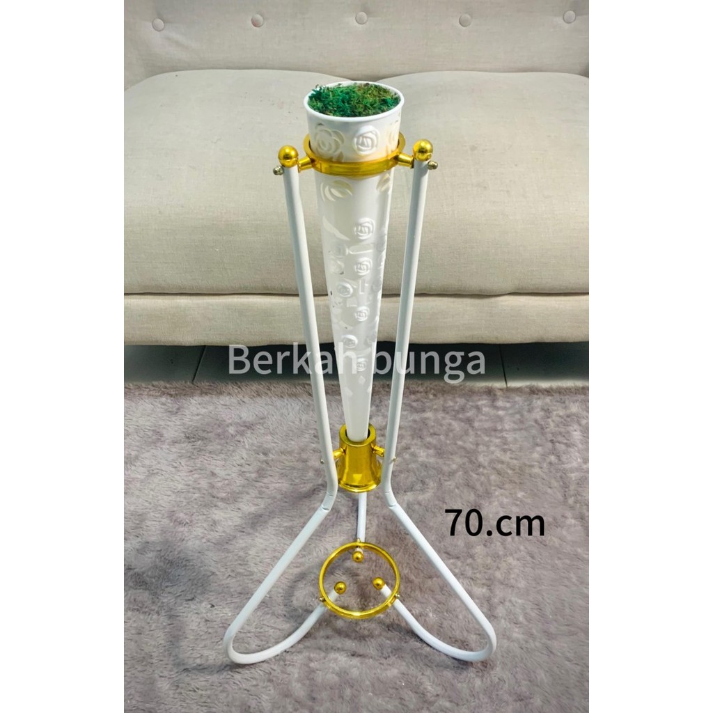 Jual STANDING POT BESI CORONG- STANDING BESI- POT BUNGA- VAS BUNGA ...