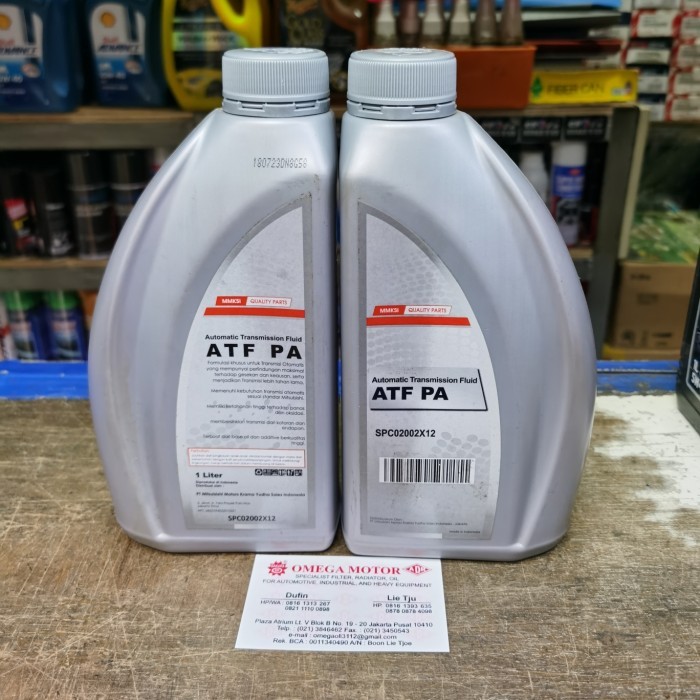 Jual ATF PA MITSUBISHI/OLI MATIC XPANDER 1LITER ORIGINAL ASLI 100 % ...