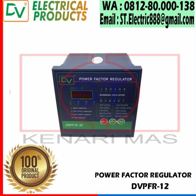 Jual POWER FACTOR REGULATOR 12 STEP DV / DVPFR-12 / 220 V / 380V ...