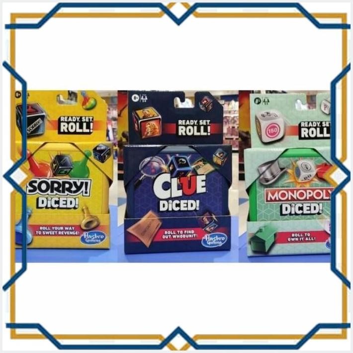 Jual [BAB] SALE MAINAN: DICE GAME HASBRO GAMING SORRY DICE/ CLUE DICE ...