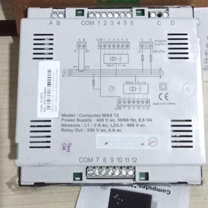 Jual POWER FACTOR REGULATOR COMPUTER MAX 12 STEP CIRCUTOR ORIGINAL DAN TERPERCAYA | Shopee Indonesia