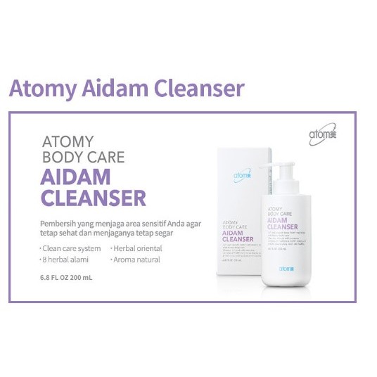 Jual ATOMY BODY CARE AIDAM CLEANSER 200 ml | Pembersih Area Sensitif ...