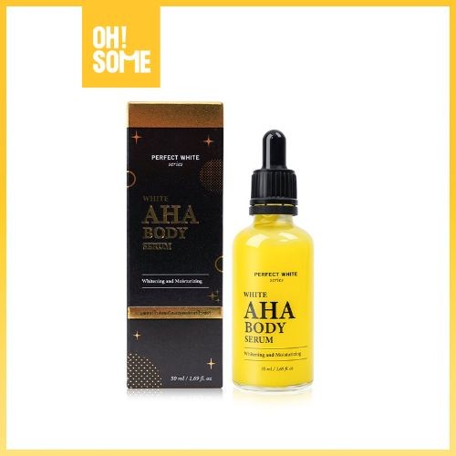 Jual OHSOME - Perfect White AHA Body Serum Whitening & Moisturizing 50 ...