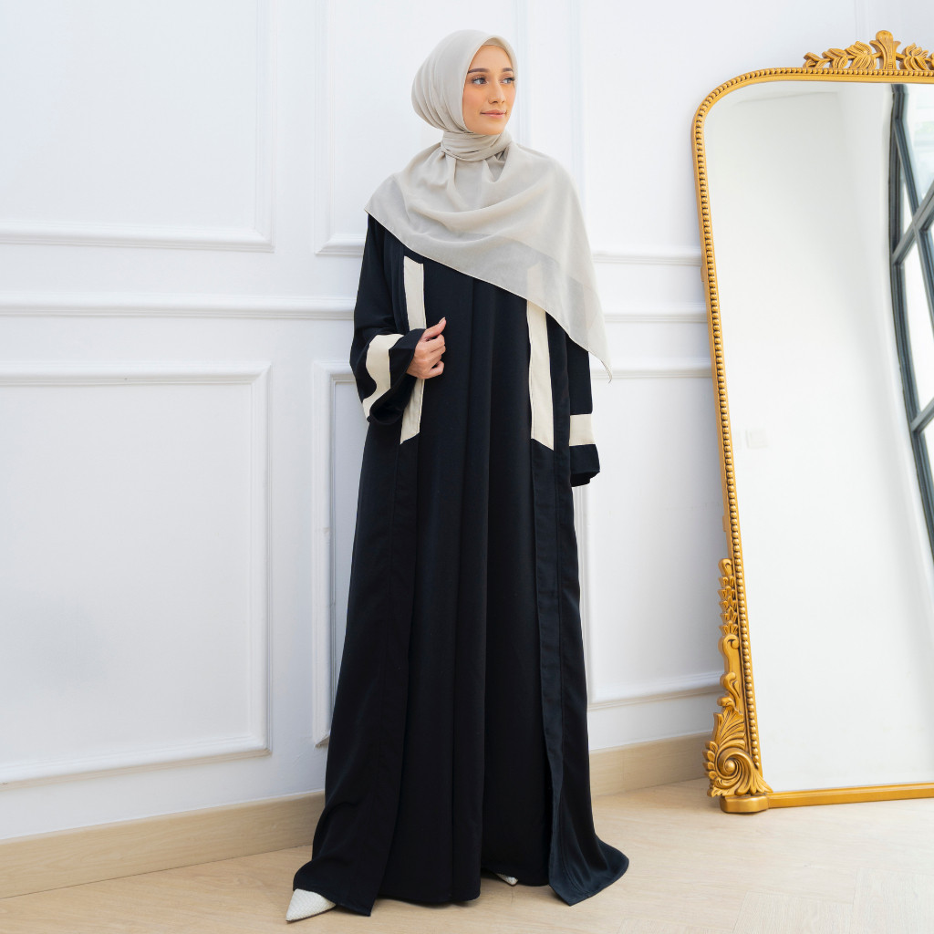 Jual Gamis Simple dan Anggun // Lozy Hijab - Faaza Abaya Set (Gamis ...
