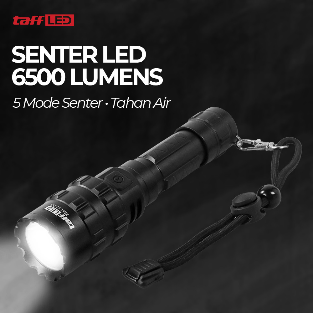 Jual Senter LED Torch Hunting Cree XM-L L2 6500 Lumens - 701 | Shopee ...
