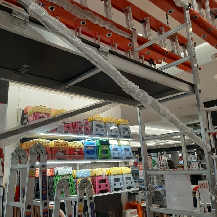 Jual Krisbow Steger Scaffolding Aluminium 3m Dapat Menjadi Tangga ...