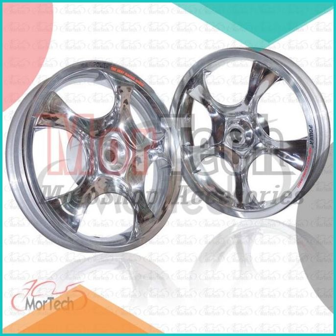 Jual Velg Pelek Racing Lebar Power Rose Mio Soul GT 125 Palang 5 Chrome ...