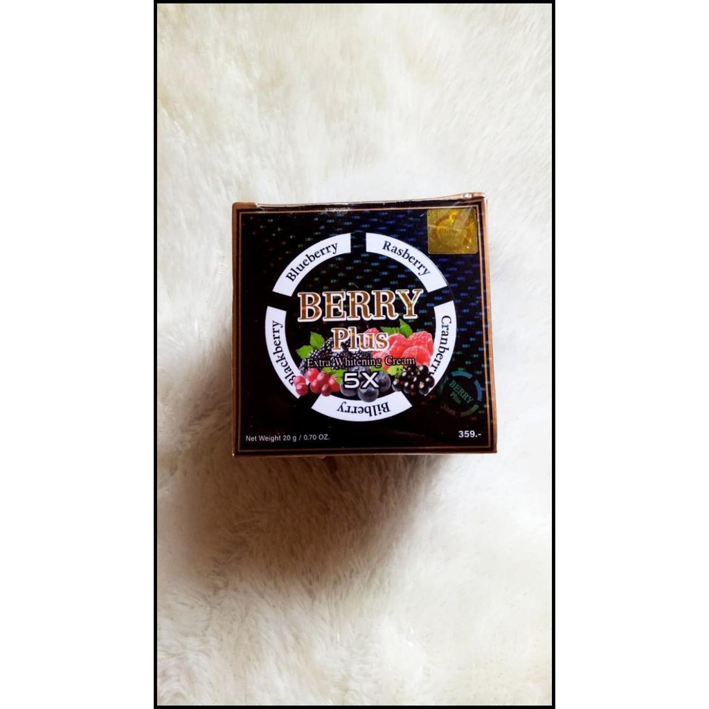 Jual Berry Plus / 4K Plus Extra Whitening Cream Original Thailand 20 ...