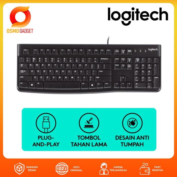 Jual Komponen Komputer [Free Pouch] Keyboard Usb Logitech K120 ...