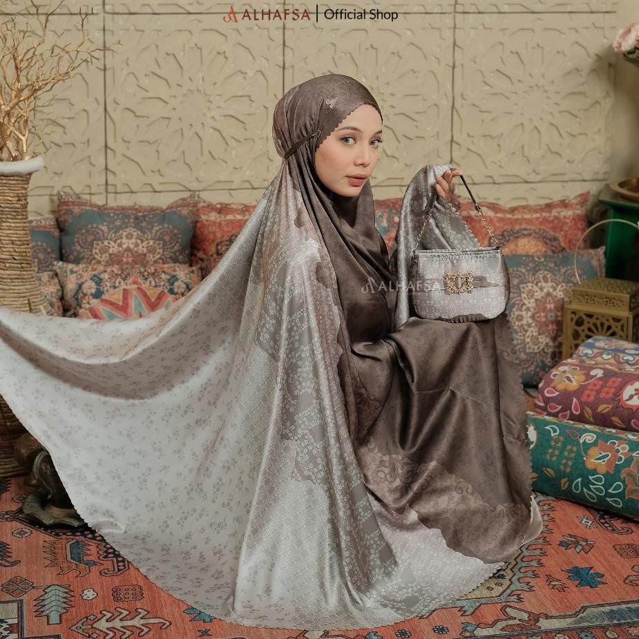 Jual Mukena Premium Terbaru 2025 Alsa Dewasa 2In1 Silk Mysha Armani ...