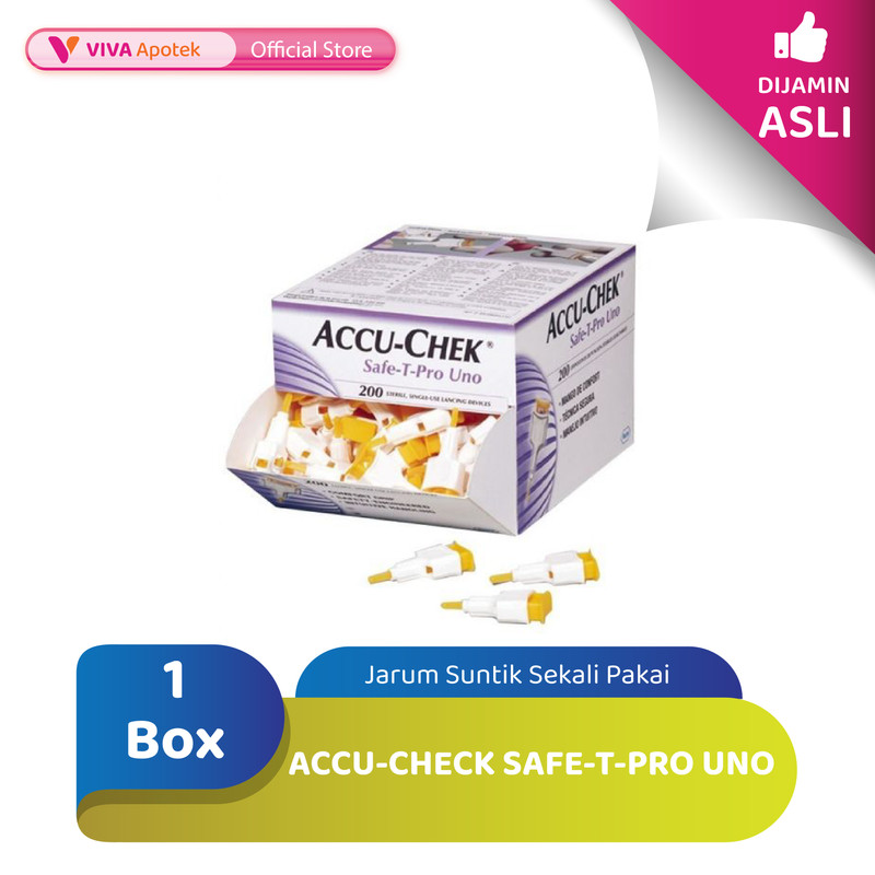 Jual Accu-Check Safe-T-Pro Uno (200 Pcs) | Shopee Indonesia