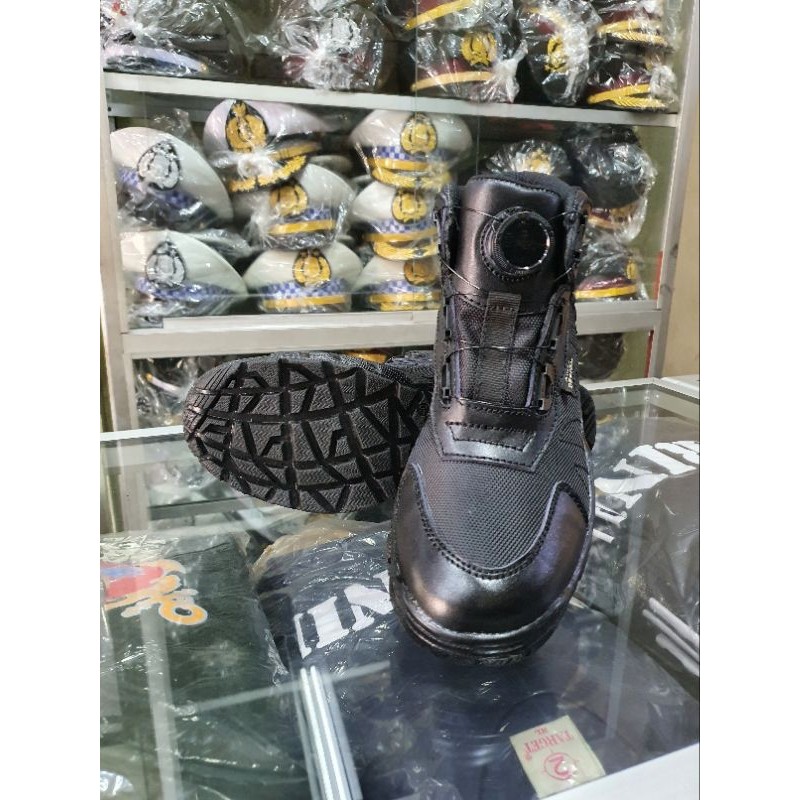 Jual Sepatu Boots Tactical Tali Putar Army Disgn | Sepatu Pdh Tali ...