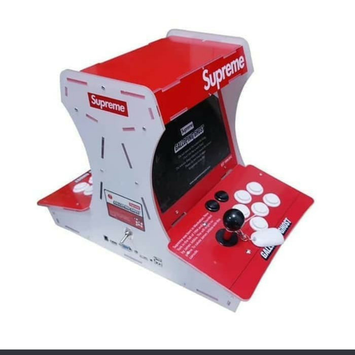 Jual Supreme Arcade Game Bartop / Dingdong Dual Layer Black 3D | Shopee ...