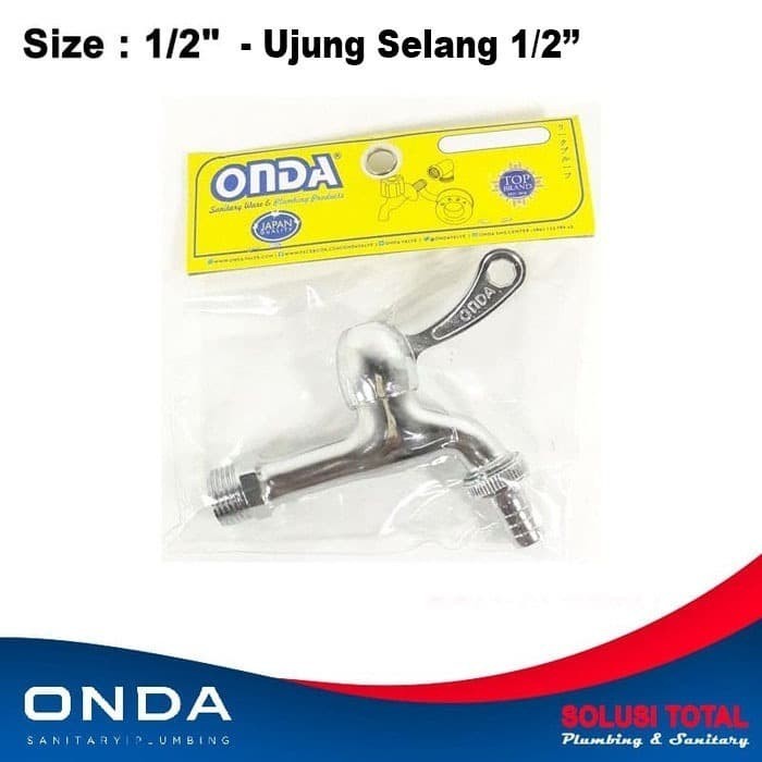 Jual Kran CLS 02 ujung keluaran selang 1/2" / Keran Taman ONDA 1/2 inch ...