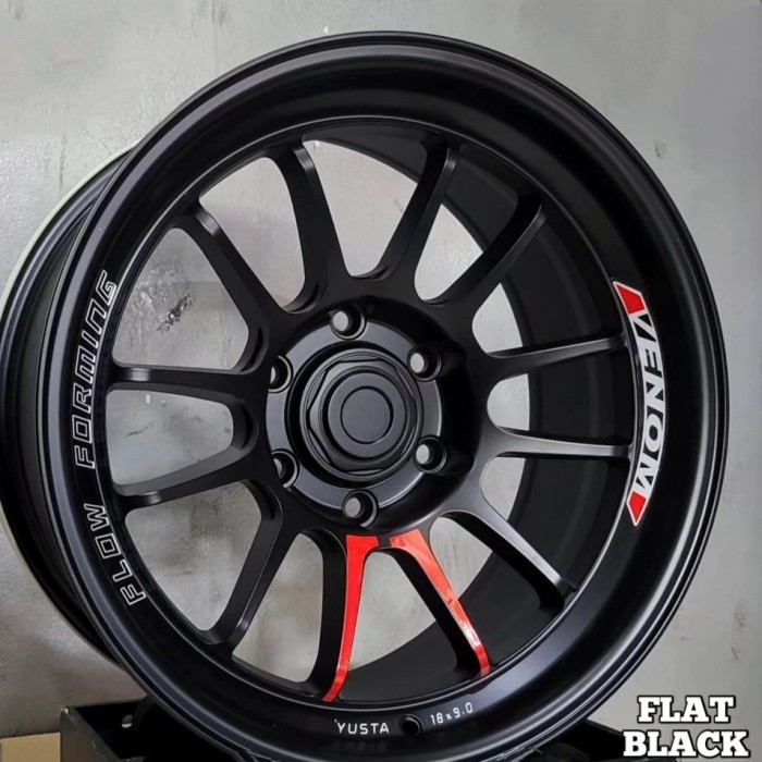 Jual VELG MOBIL R18 VENOM 5 YUSTA THAILAND VELG RING 18 FORTUNER PAJERO | Shopee Indonesia