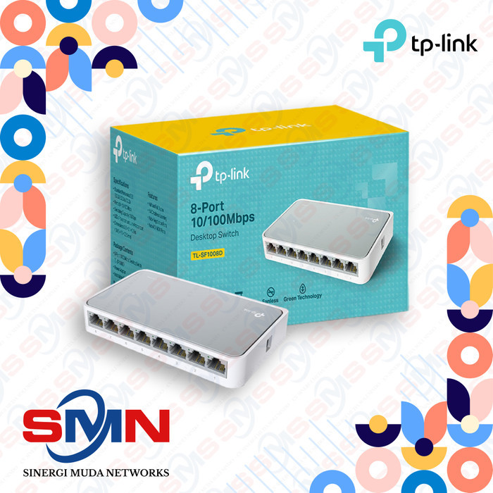 Jual TP LINK 8 Port 10/100Mbps Desktop Switch Hub TP-LINK TL-SF1008D ...