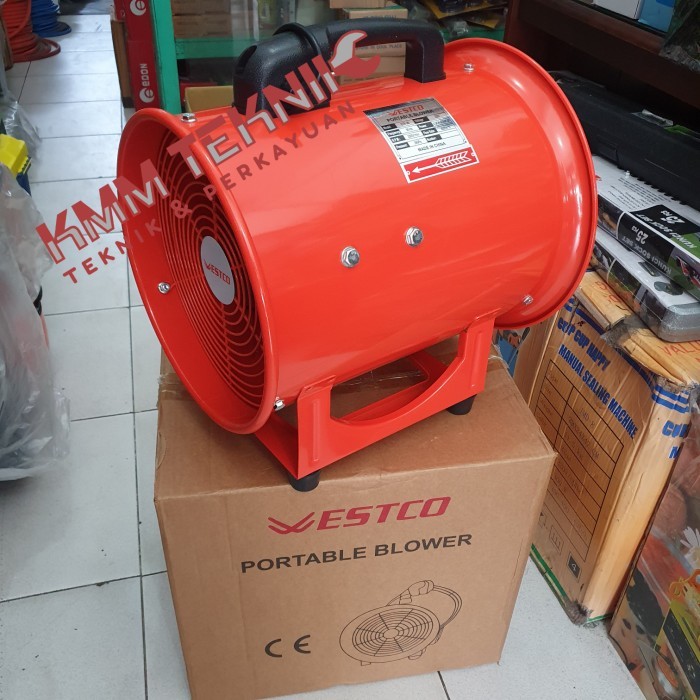 Jual newstok!! WESTCO PORTABLE VENTILATOR 12 INCH BLOWER INDUSTRI EXHAUST FAN CTF-30 | Shopee ...