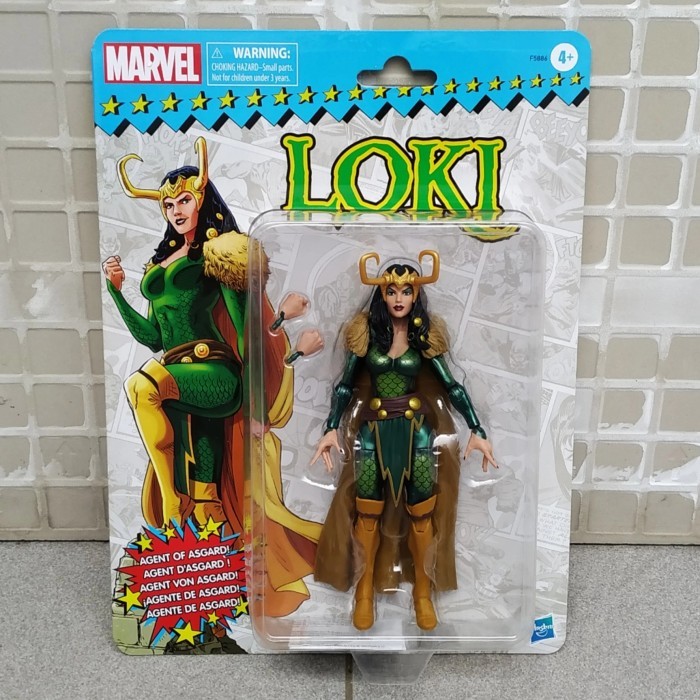 Jual HASBRO MARVEL LEGENDS RETRO LADY LOKI VINTAGE CARD SERIES | Shopee ...