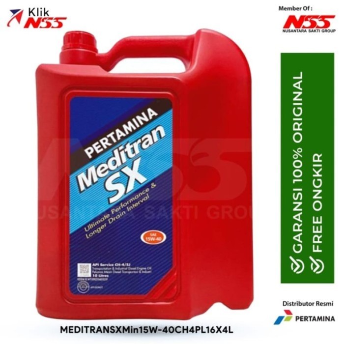 Jual Oli Mobil Pertamina - Meditran Sx Min 15W-40 Ch-4/Sj (4L) Terbaik ...