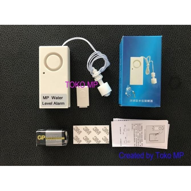 Jual SENSOR KETINGGIAN AIR/WATER LEVEL ALARM/SENSOR BANJIR+BATERAI 9V ...