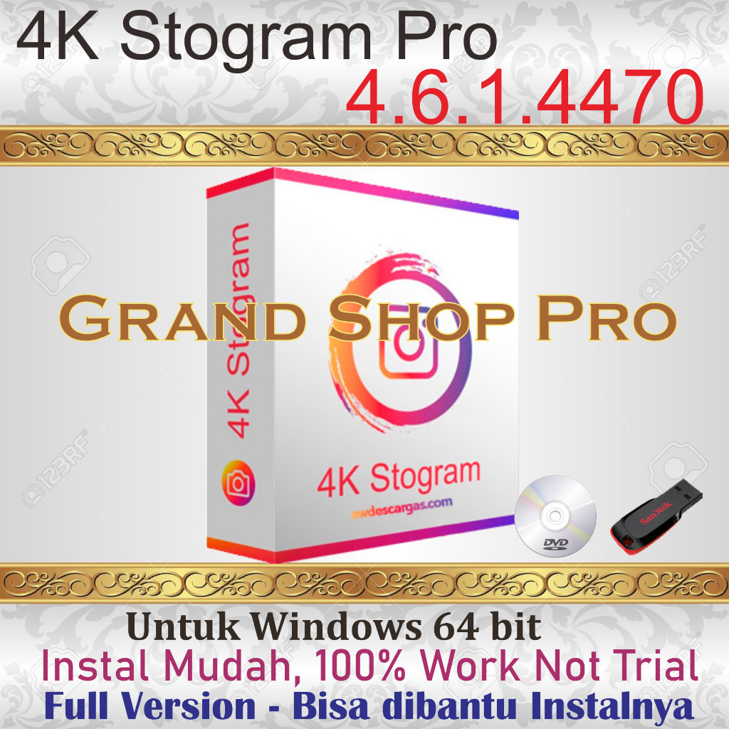 Jual 4K Stogram Pro (Full Version, Not Trial) | Shopee Indonesia