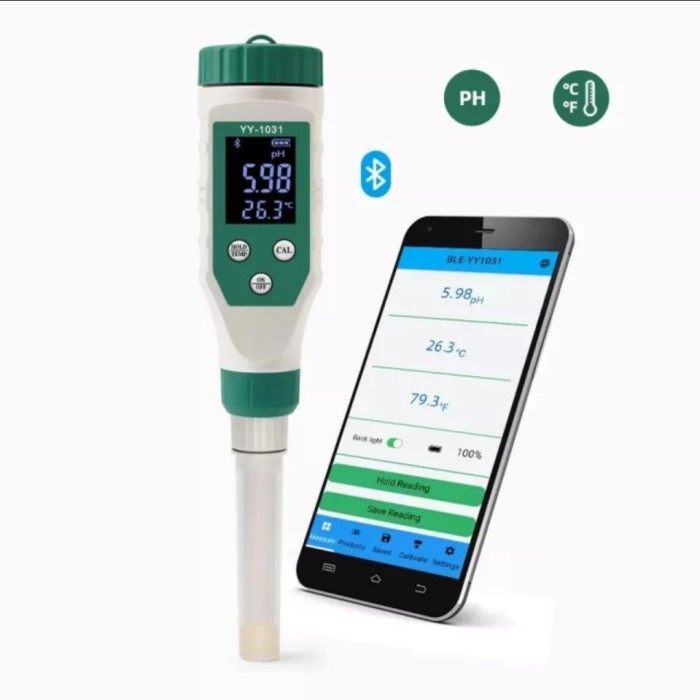Jual newgan!! PH Meter Daging Buah Makanan Food Acid Tester Sayur Fruit ...