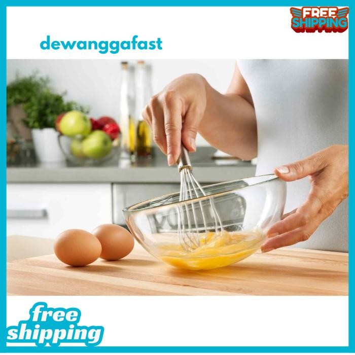 Jual WHISK PENGOCOK TELUR STAINLESS KUE CAKE WHISKER HAND MIXER EGG ...