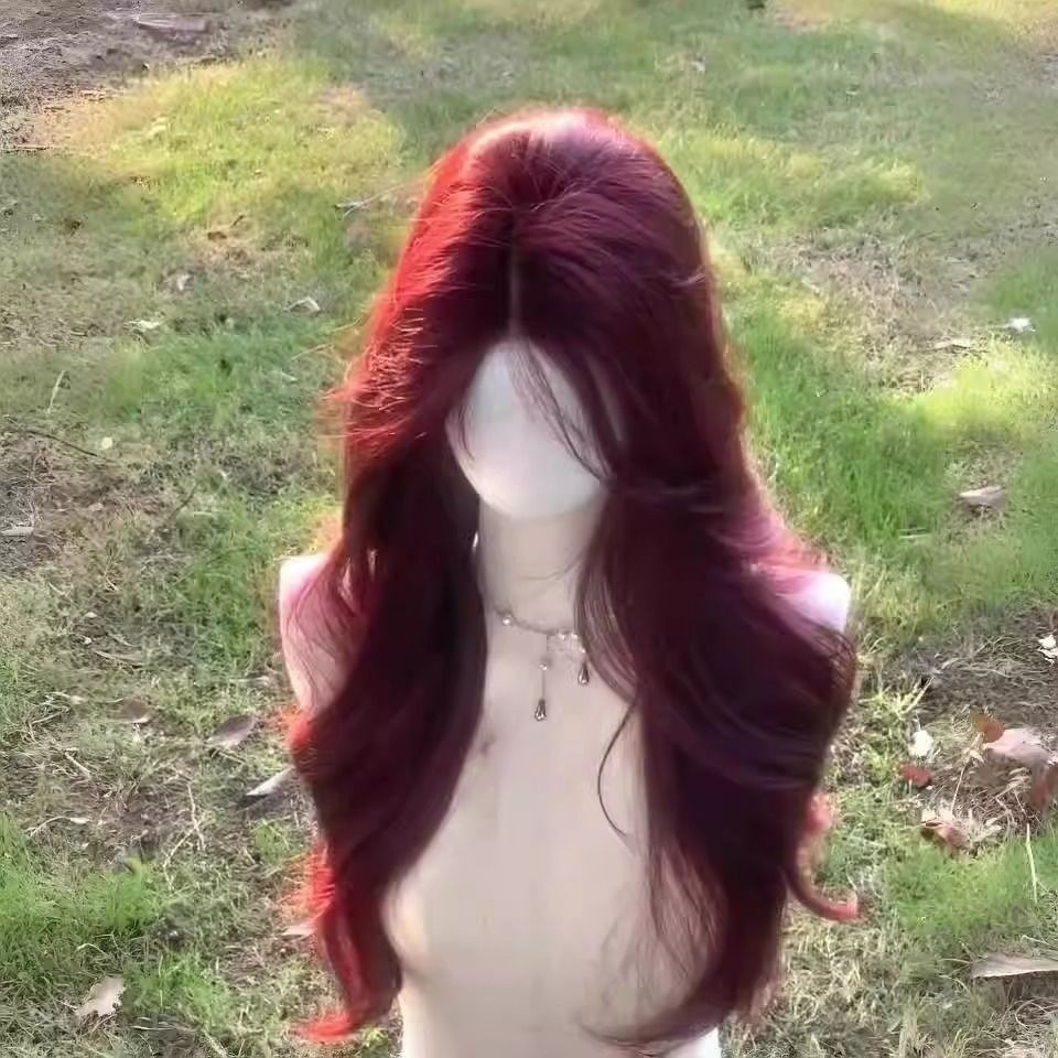 Jual Wig wanita full kepala wig rambut panjang curly wig panjang ...