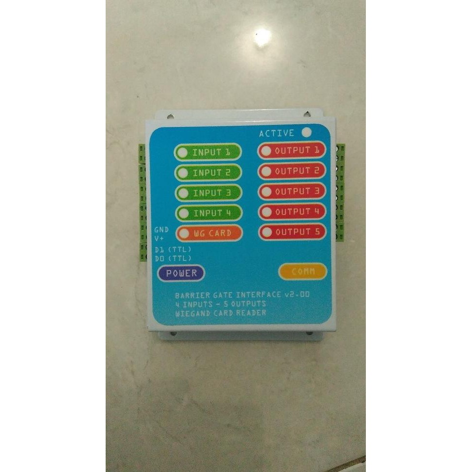 Jual INTERFACE KONTROL BARRIER GATE PORTAL PALANG PARKIR SERIAL RS232 ...