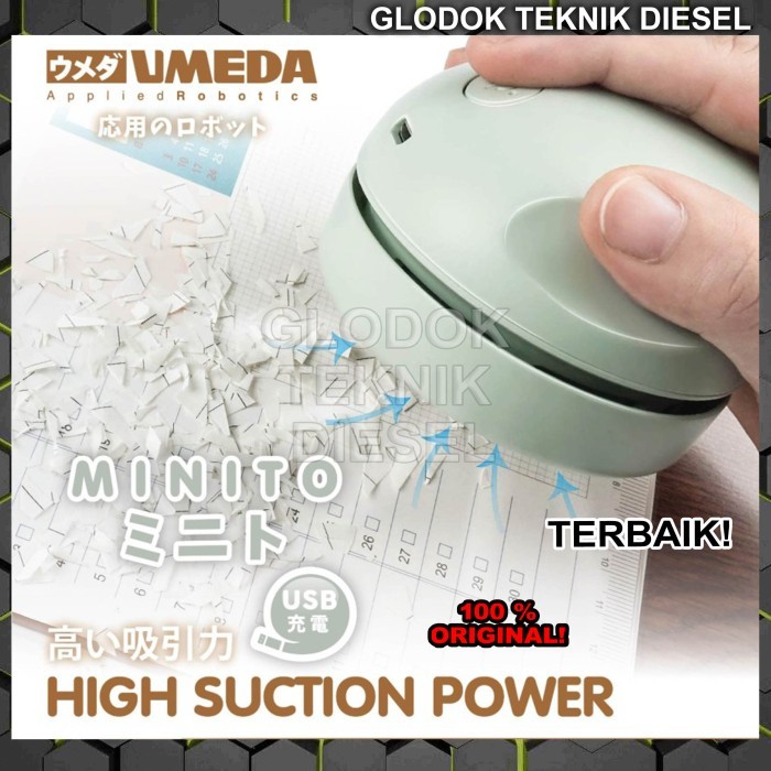 Jual Umeda Minito USB charging Mini Lightweight Vacuum Cleaner Original ...