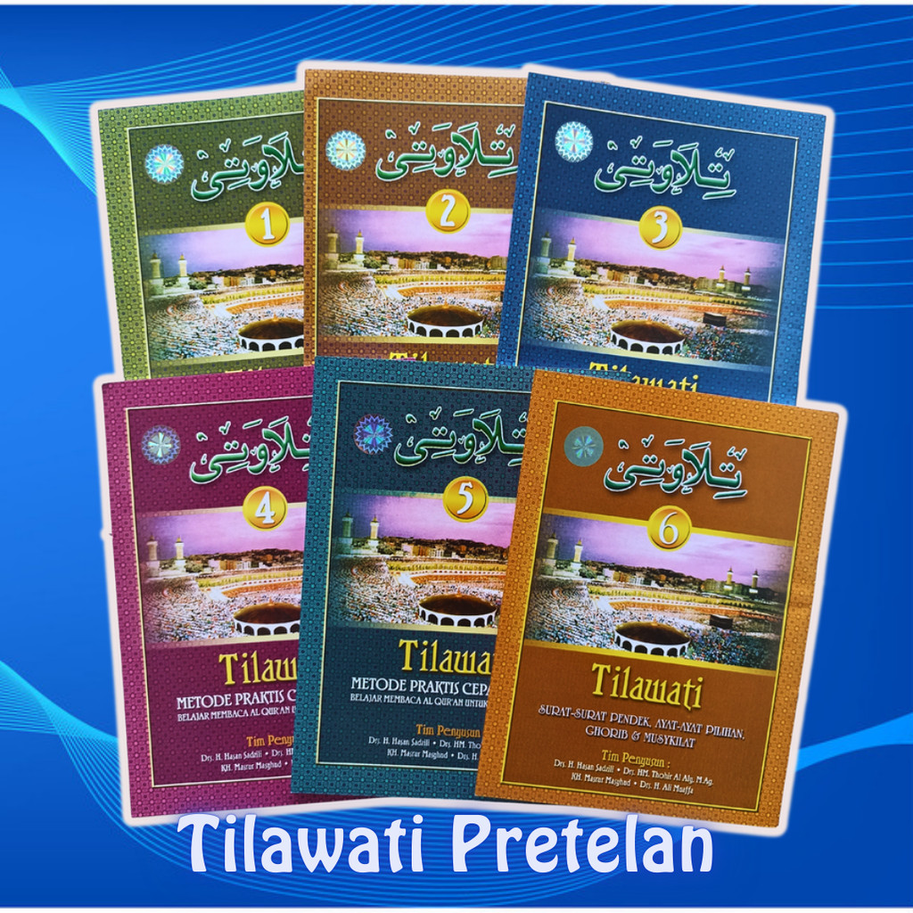 Jual Buku Tilawati Jilid 1-6 Pretelan Set Lengkap | Shopee Indonesia