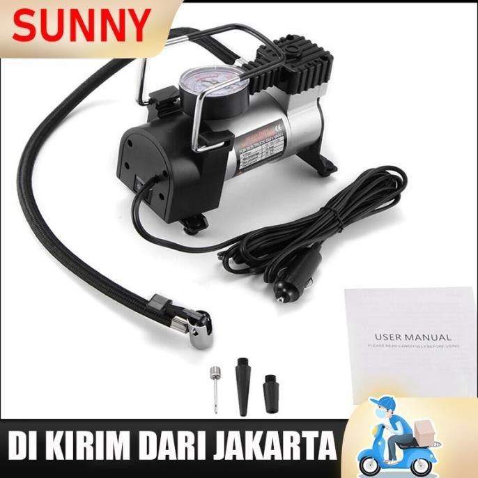 Jual Kompresor Angin Listrik Kompresor Mini Pompa Ban Mobil Motor ...