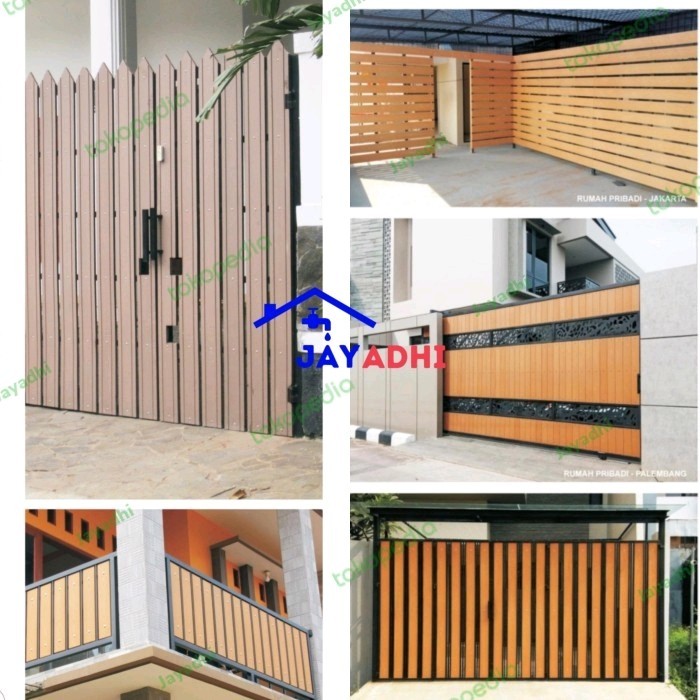 Jual ~~~~~] WPC Panel Papan Pagar Kayu Komposit Plastic Composit KA ...