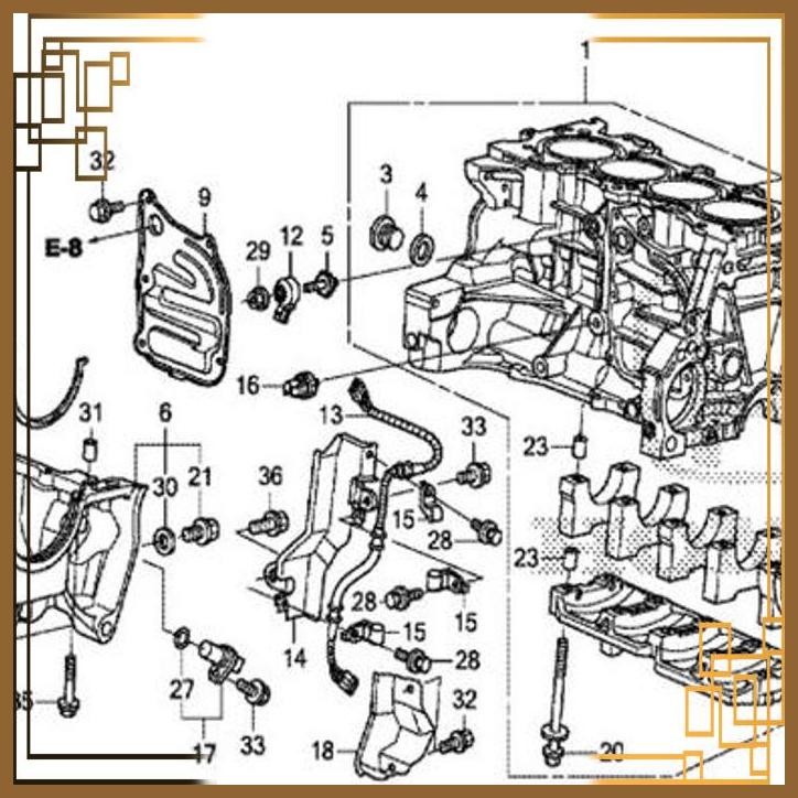 Jual [SMT] OIL SEAL CRANKSHAFT KRUG KRUK AS ASS BELAKANG HONDA BRV JAZZ ...