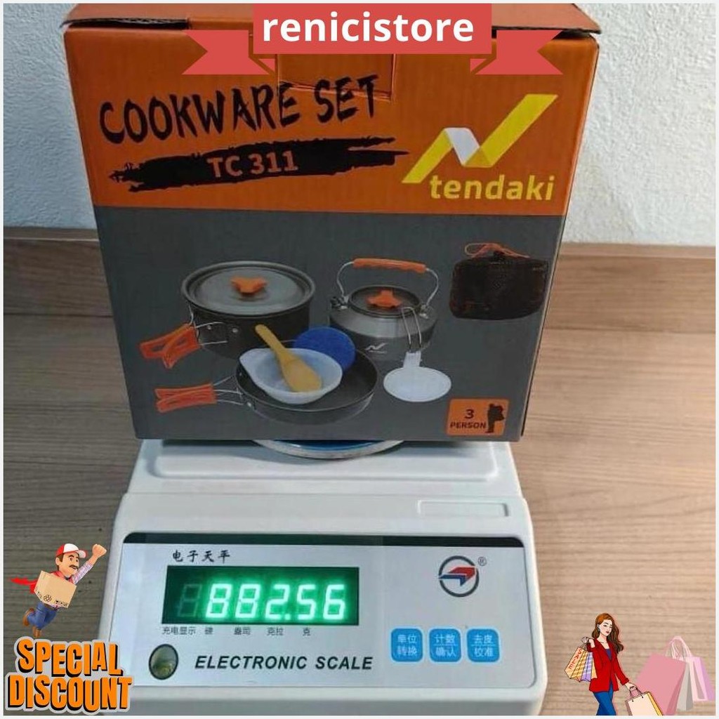 Jual Cooking Set Nesting Tendaki Tc 311 308 Alat Masak Camping 1 Set Plus Teko Ringan Cookingset ...