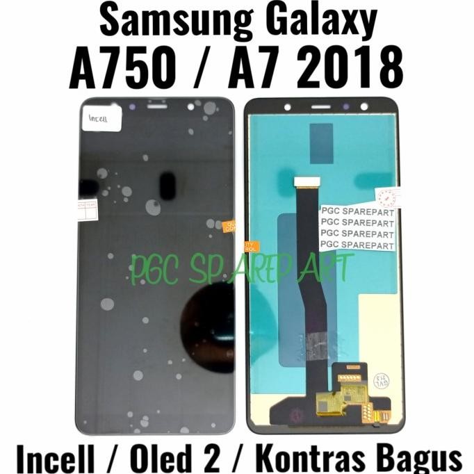 Jual NEW LCD Touchscreen Fullset Oled 2 Kontras Bagus - Samsung A7 2018 A750 | Shopee Indonesia