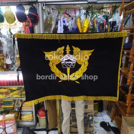 Jual bendera petaka bordir bea cukai/petaka ruangan | Shopee Indonesia